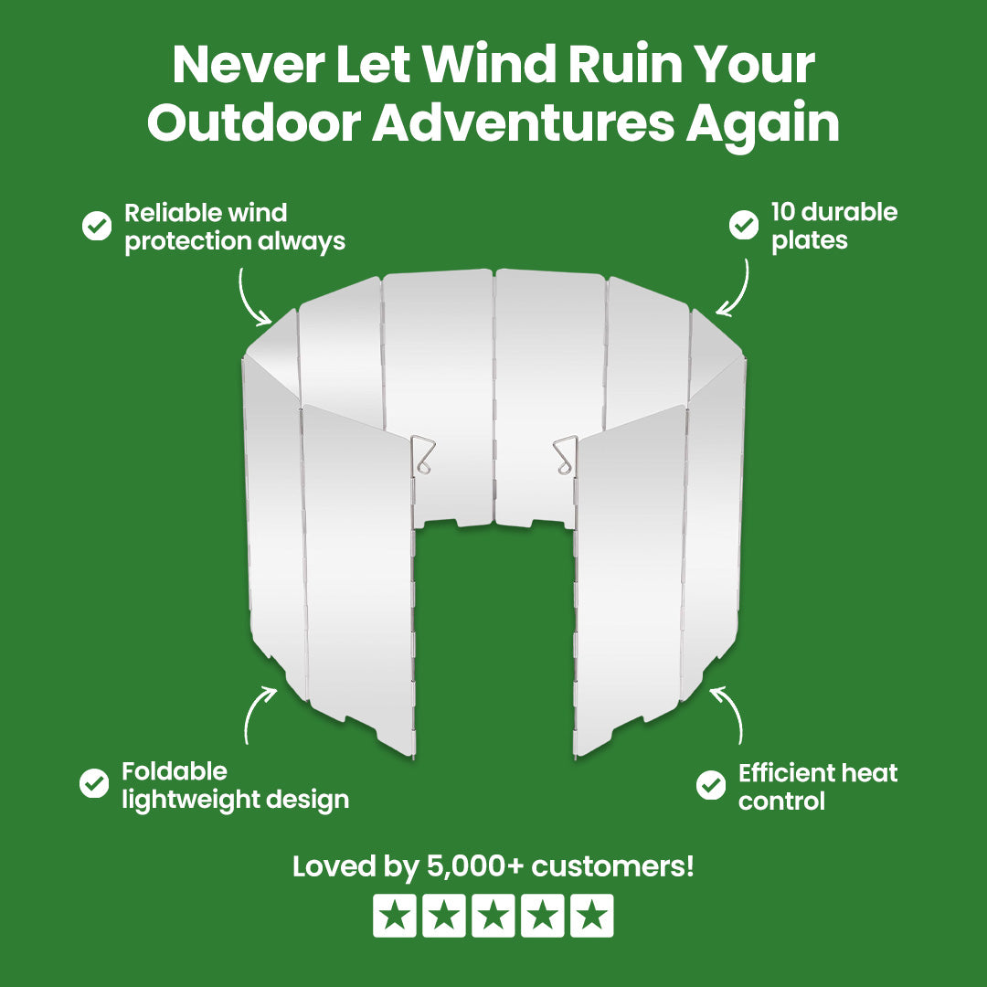 Foldable Aluminium Wind Shield – SummitCore